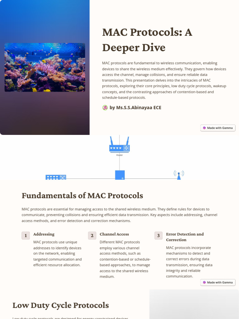 MAC Protocols a Deeper Dive | PDF | Channel Access Method | Network Protocols