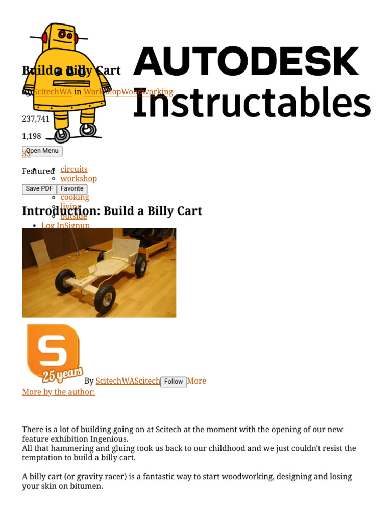 DIY Billy Cart Building Guide | PDF | 3 D Printing | Drill