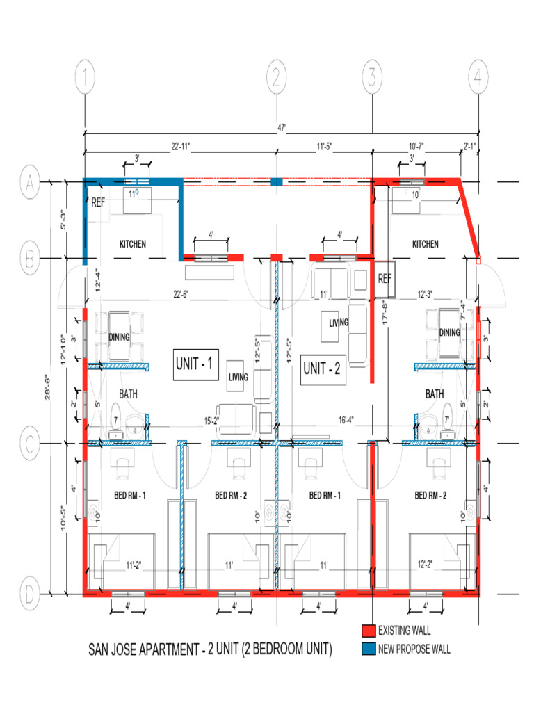 CONCRETE PAD, TABLE AND BENCH STRUCTURAL SHOP DRAWING (REVISED Walls) | PDF | Buildings And ...