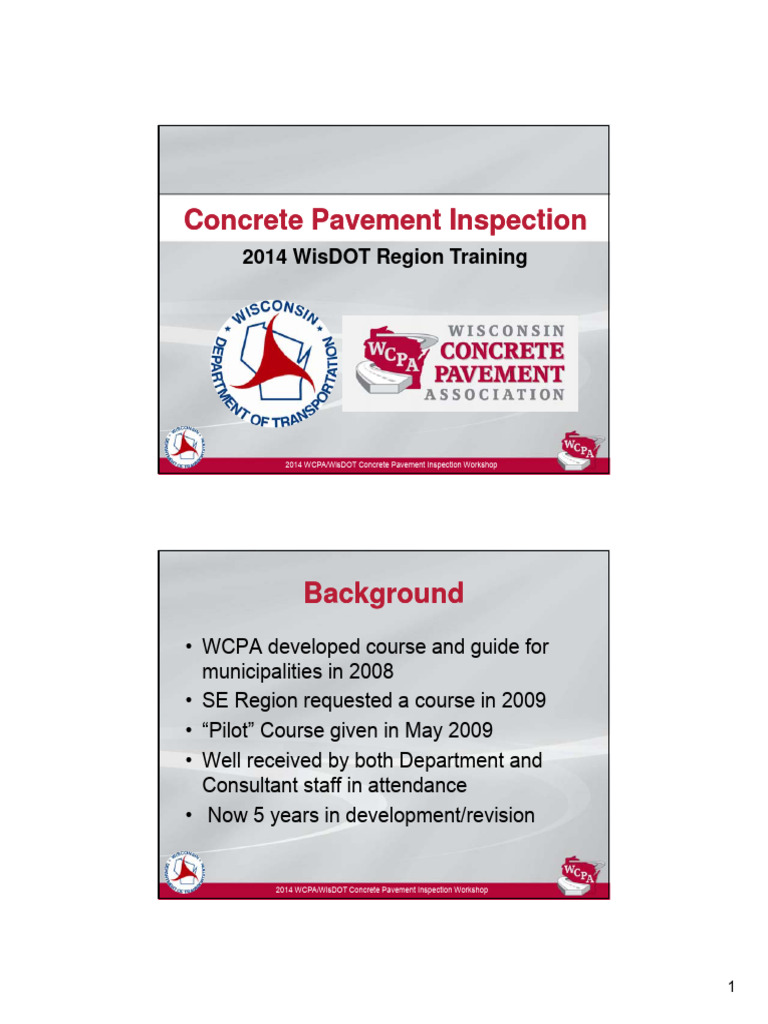 Aci Concrete Pavement Inspection Workshop Presentation 27 March2014 ...