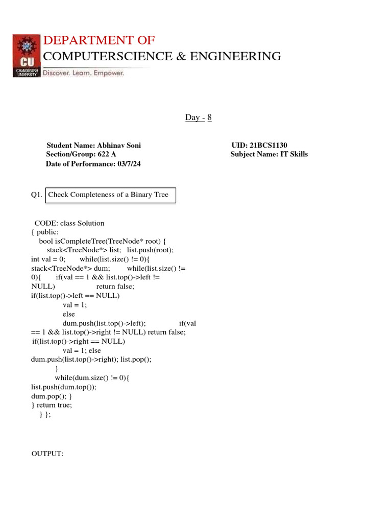 Binary Tree Coding Solutions | PDF | Algorithms | Computer Programming