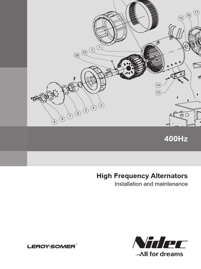 High Frequency Alternators: Installation and Maintenance | PDF ...