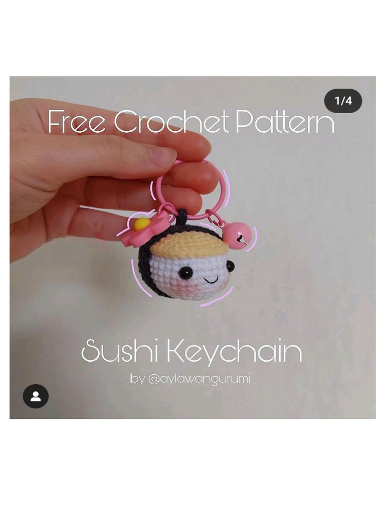 Sushi Keychain | PDF