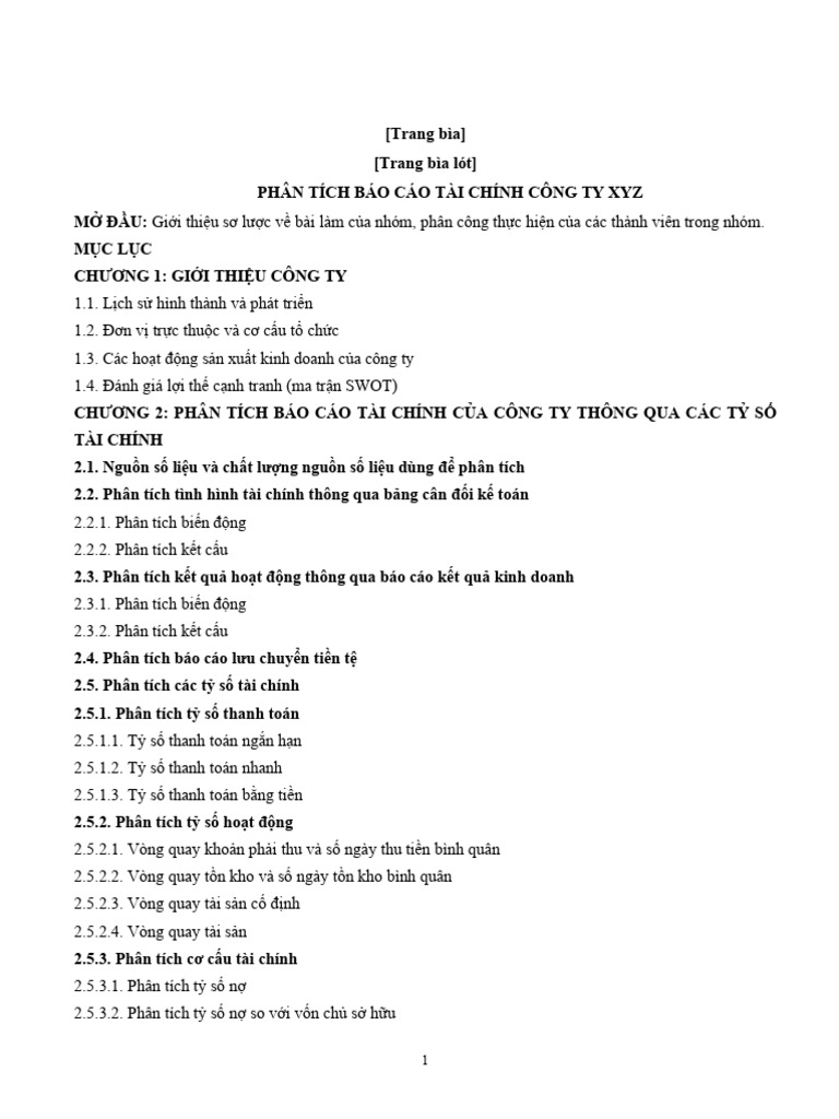 Bai Nhom PT BCTC | PDF