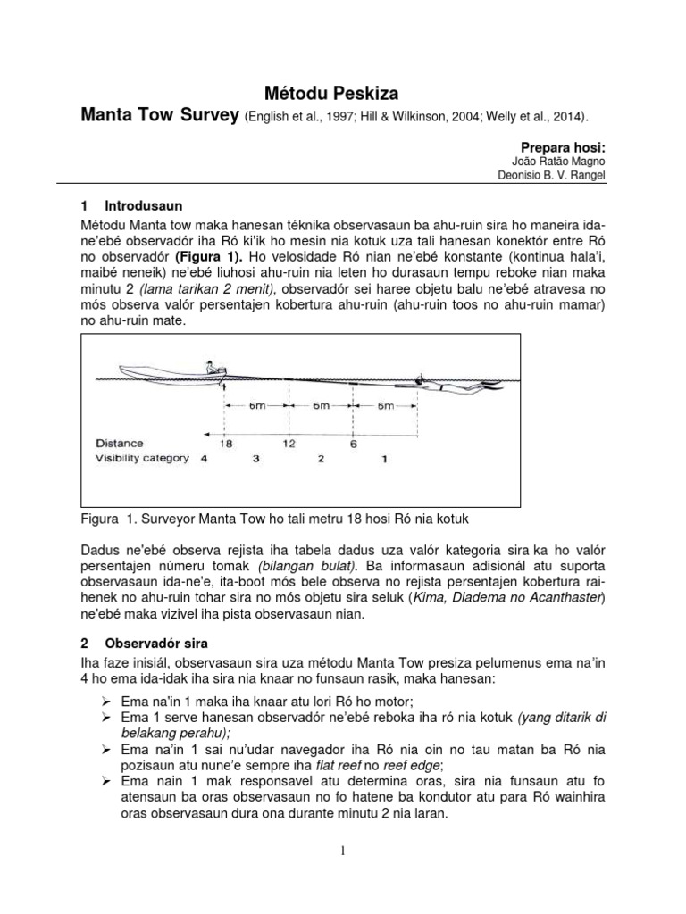 Método Manta Tow para Observación de Arrecifes | PDF | Relatividad general