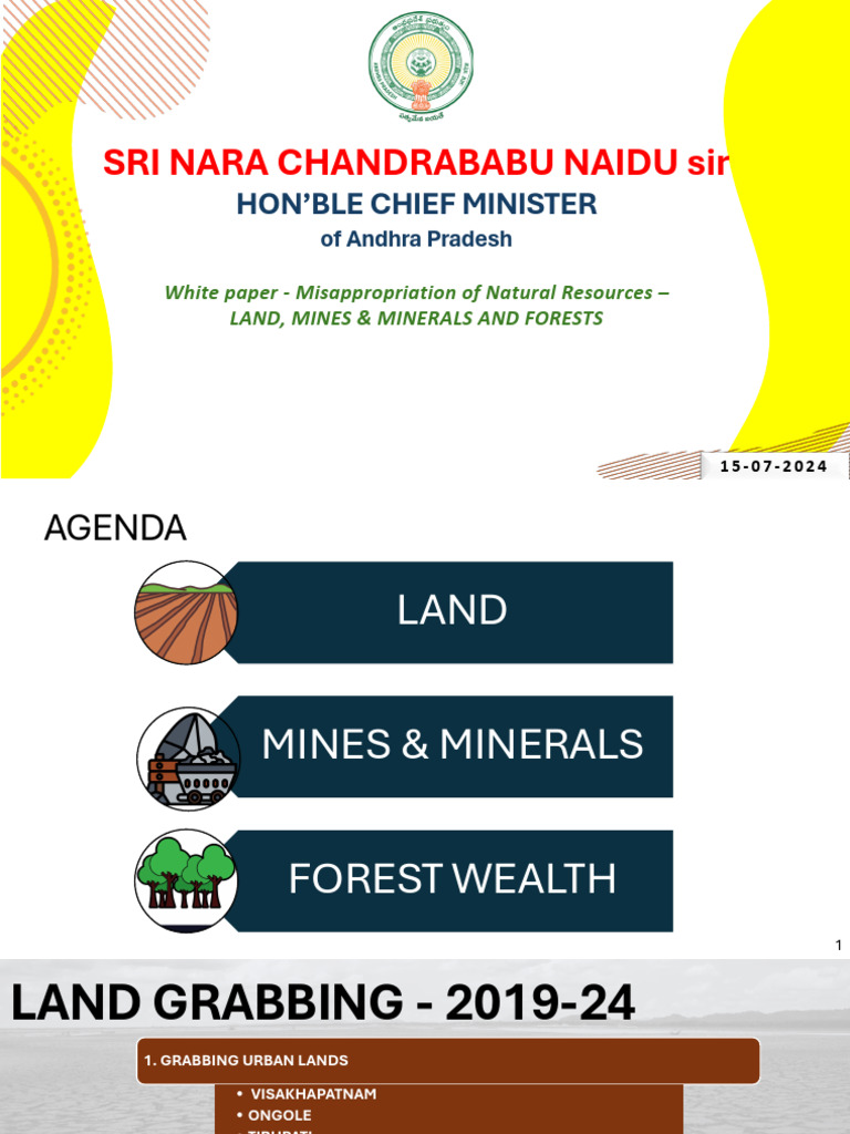White-Paper-On-Land, Resources Etc | PDF | Mining