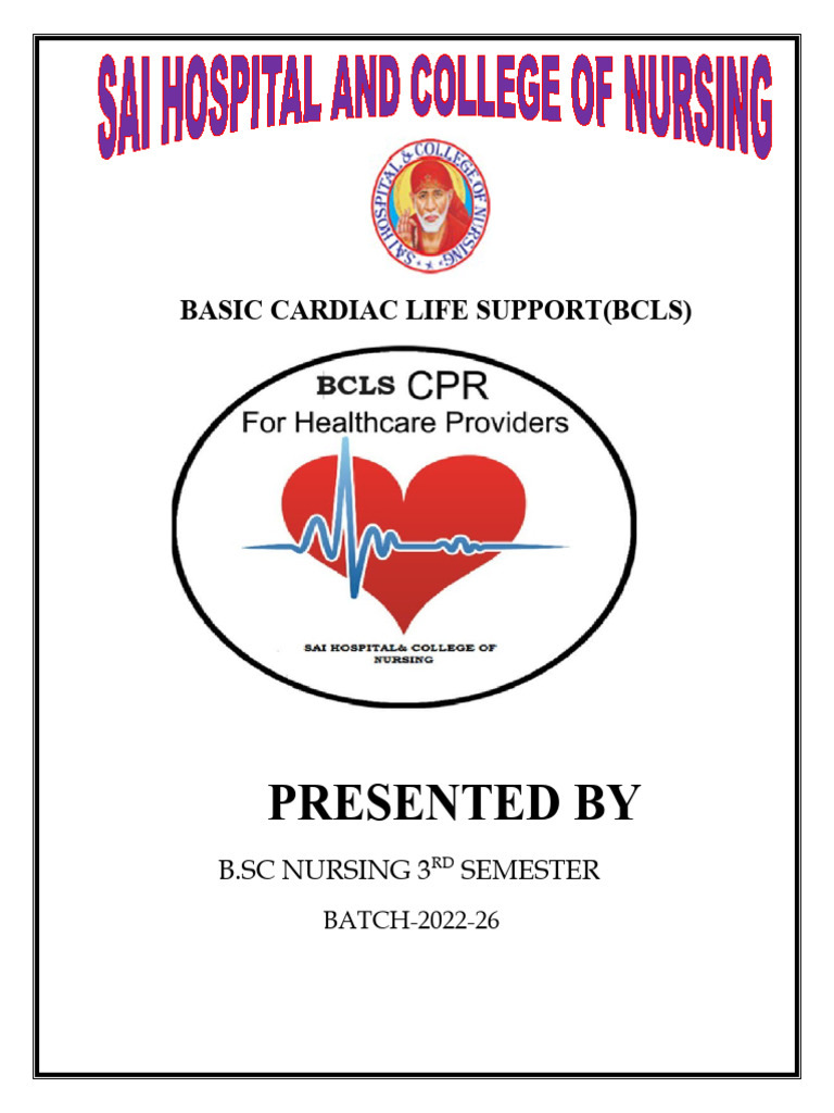 BCLS Module for Nursing Students | PDF | Cardiopulmonary Resuscitation ...