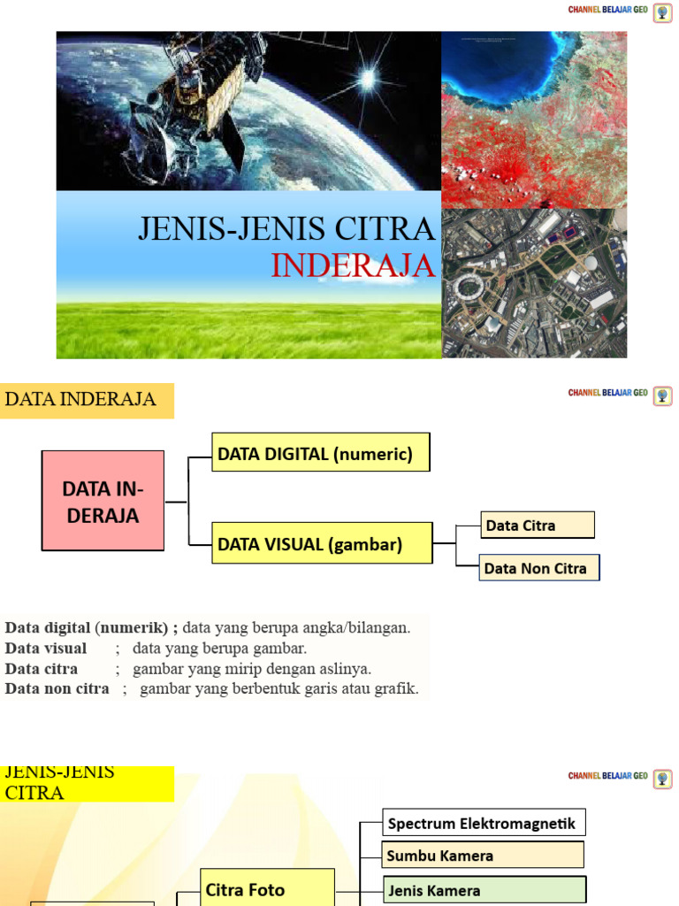 Jenis-Jenis Citra Inderaja | PDF