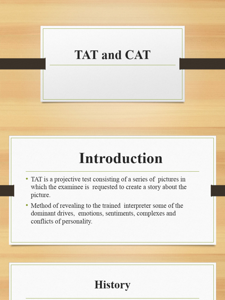Understanding Thematic Apperception Test | PDF | Validity (Statistics ...
