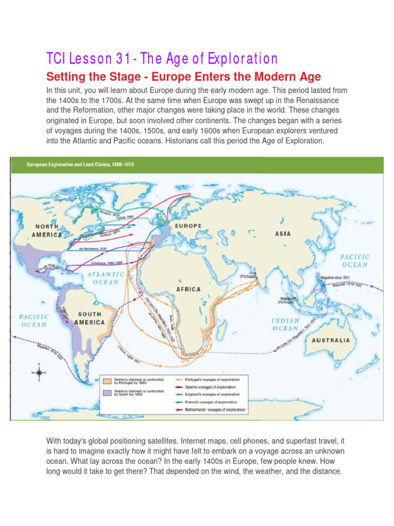 31-The Age of Exploration | PDF | Cartography | Age Of Discovery