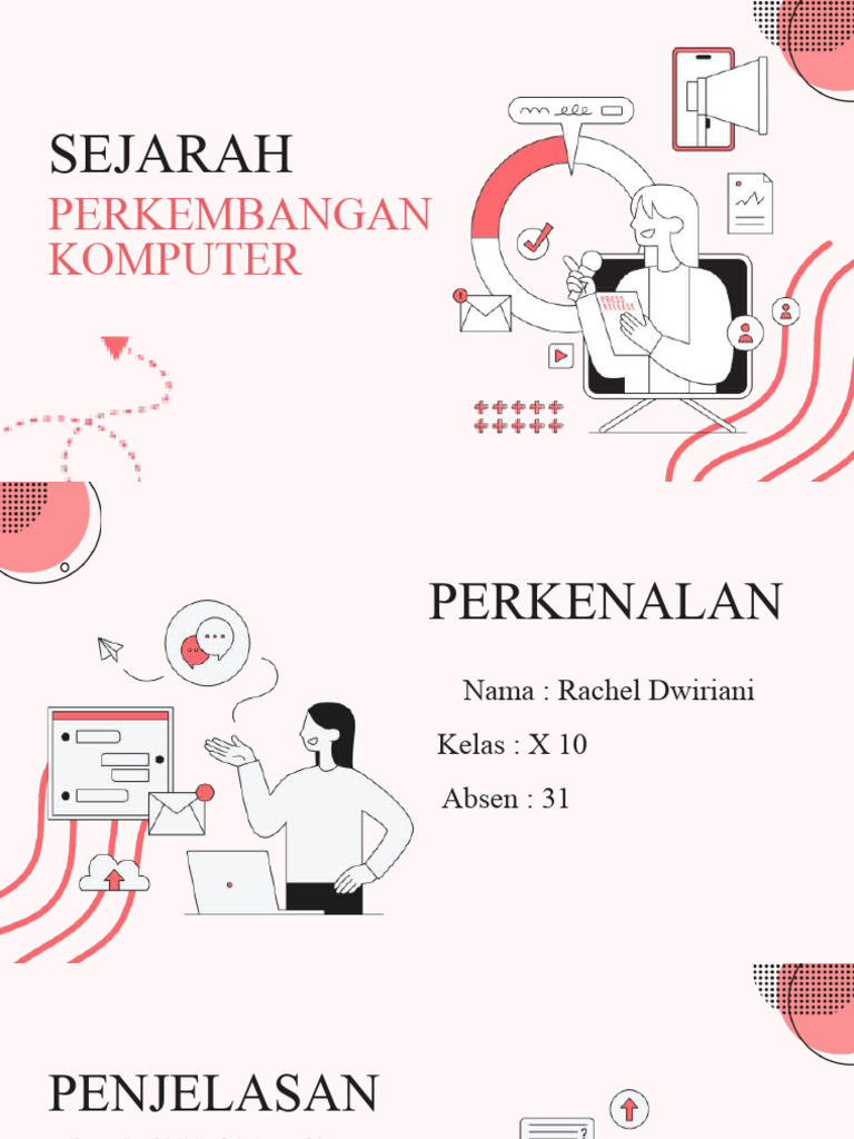 Sejarah Perkembangan Komputer - Rachel Dwi | PDF | Seni | Komputer