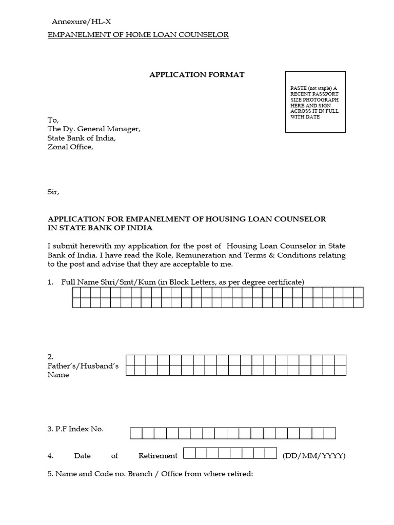 HLC Application Form | PDF HLC Application Form | PDF
