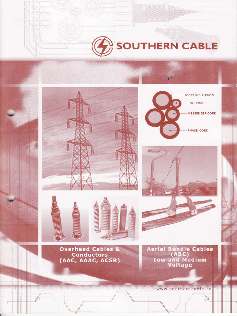 Southern Cable Overhead Conductors Guide | PDF | Electrical Engineering ...