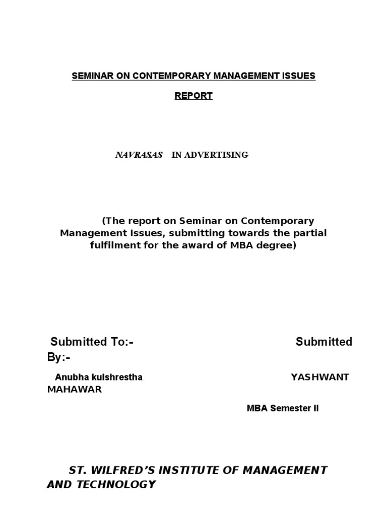 Contemporary Issue Report New Improved 2 | PDF