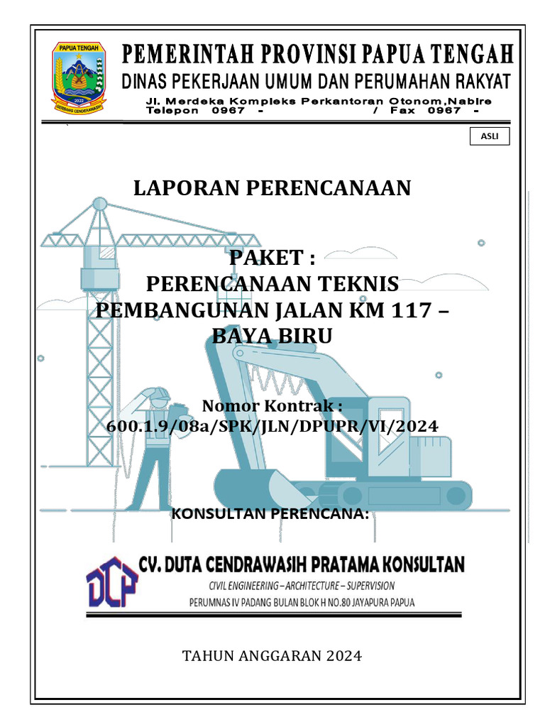 Laporan Perencanaan | PDF | Teknologi & Rekayasa