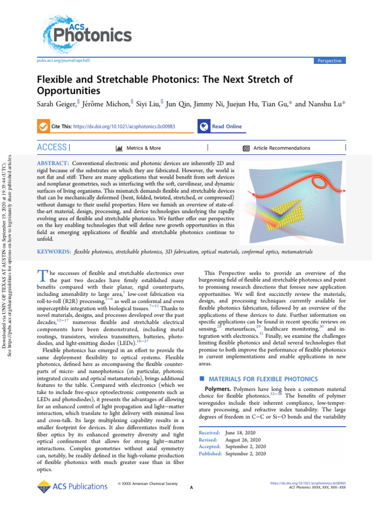Article 2 | PDF | Photonics | Polymers