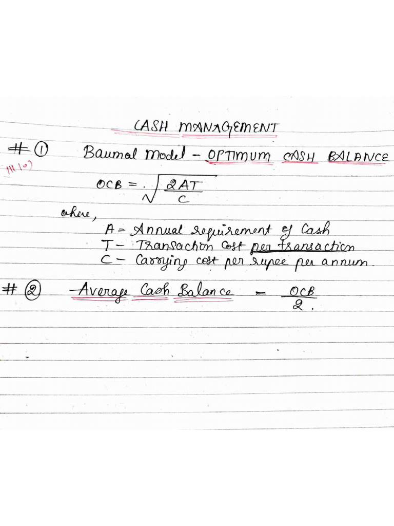 Cash Management | PDF