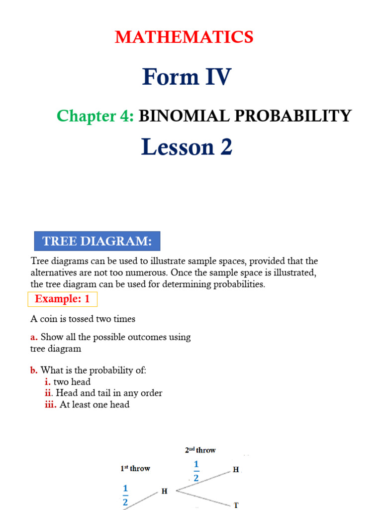 Prob F4 Lesson 2 | PDF | Probability | Mathematics