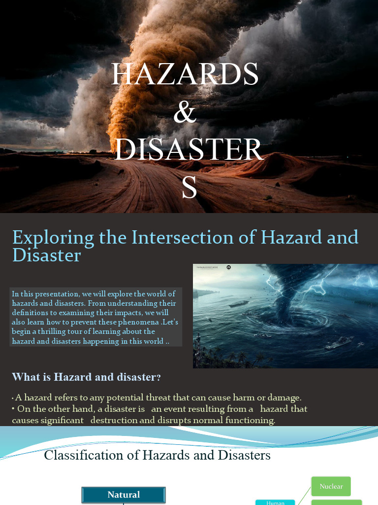 Introduction To Hazards and Disasters COLLEGE 1 | PDF | Tropical ...