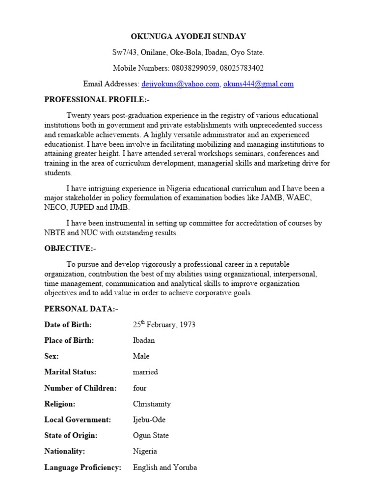 OKUNUGA-AYODEJI-SUNDAY | PDF | Educational Stages