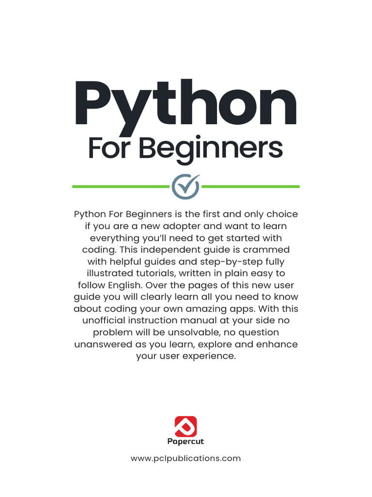Python Basics for New Coders | PDF | Python (Programming Language) | Computer Programming