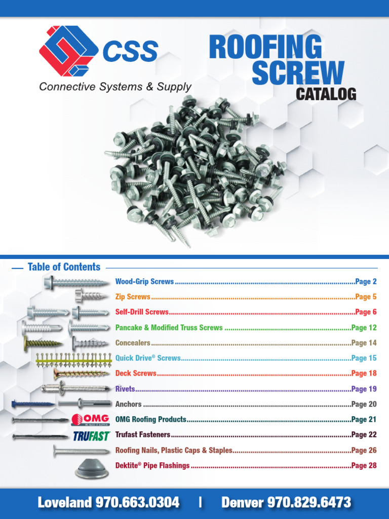 Screw Catalog 2020 | PDF | Screw | Washer (Hardware)