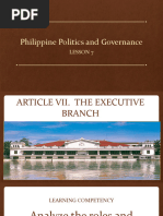 Philippines Executive Branch Overview | PDF | President Of The ...
