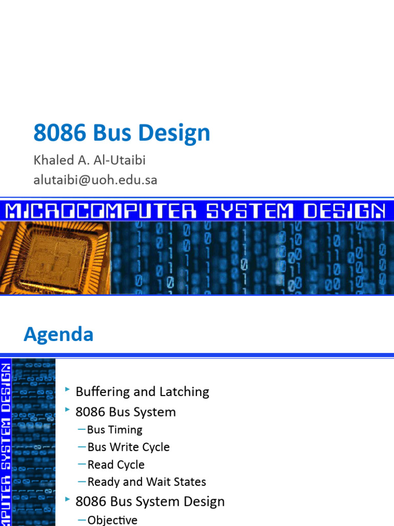 8086 Bus Design Pdf Logic Gate Input Output