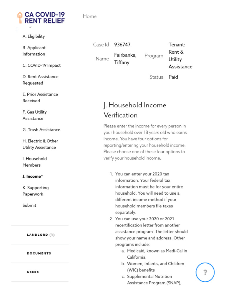 COVID-19 Rent Relief | PDF | Wic | Society Of The United States