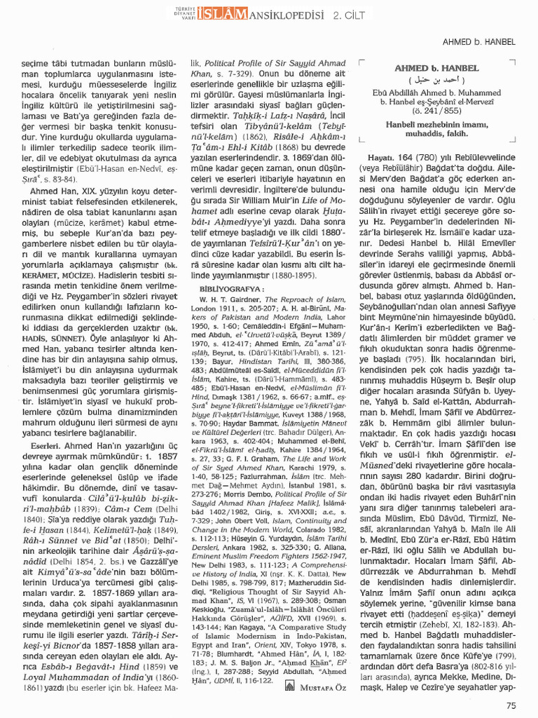Ahmed B Hanbel TDV | PDF