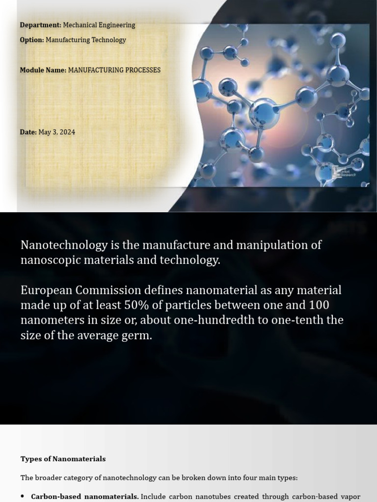Nanotechnology | PDF | Nanotechnology | Nanomaterials