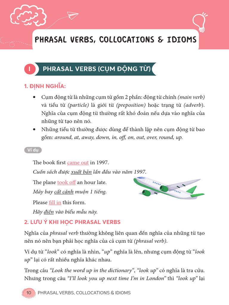 Đọc thử - Mind Map English Phrasal Verbs, Collocations And Idioms | PDF