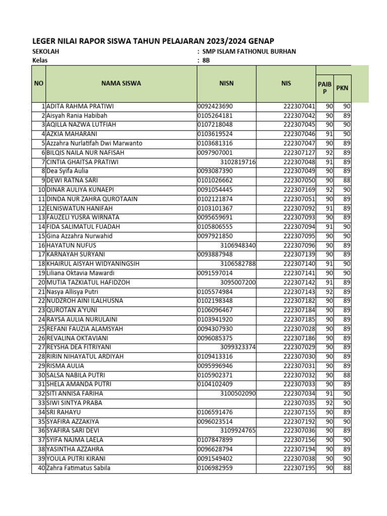 Leger 20232 8B | PDF