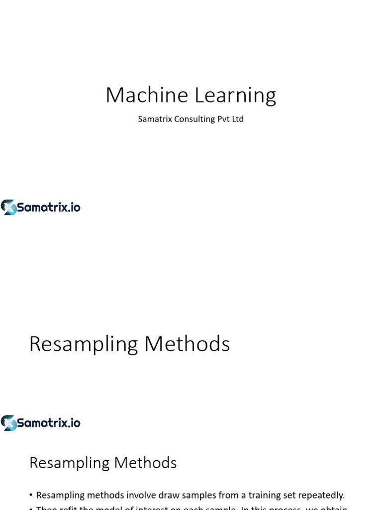 4-ResamplingMethods_1 | Download Free PDF | Cross Validation (Statistics) | Bootstrapping ...