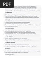 Operation Sheet Template Guide | PDF