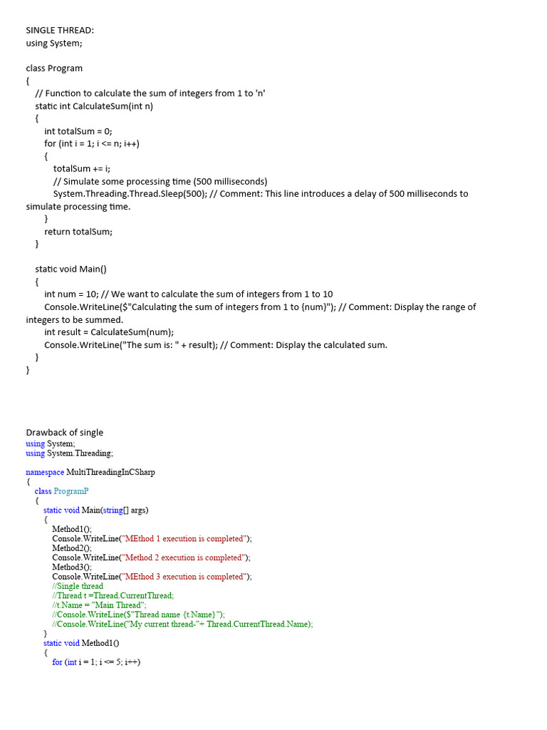 multithreading | PDF | Computer Programming | Software Engineering multithreading | PDF | Computer Programming | Software Engineering