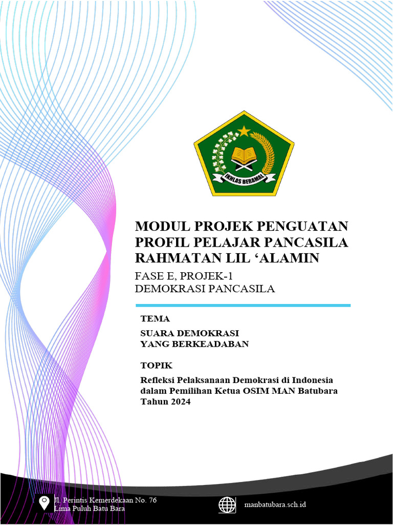 Modul Proyek Pancasila MAN Batu Bara 2024 | PDF | Komputer