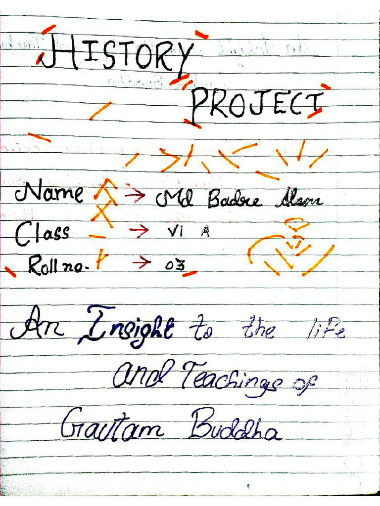 MD BADRE ALAM 6A 03 History Project | PDF