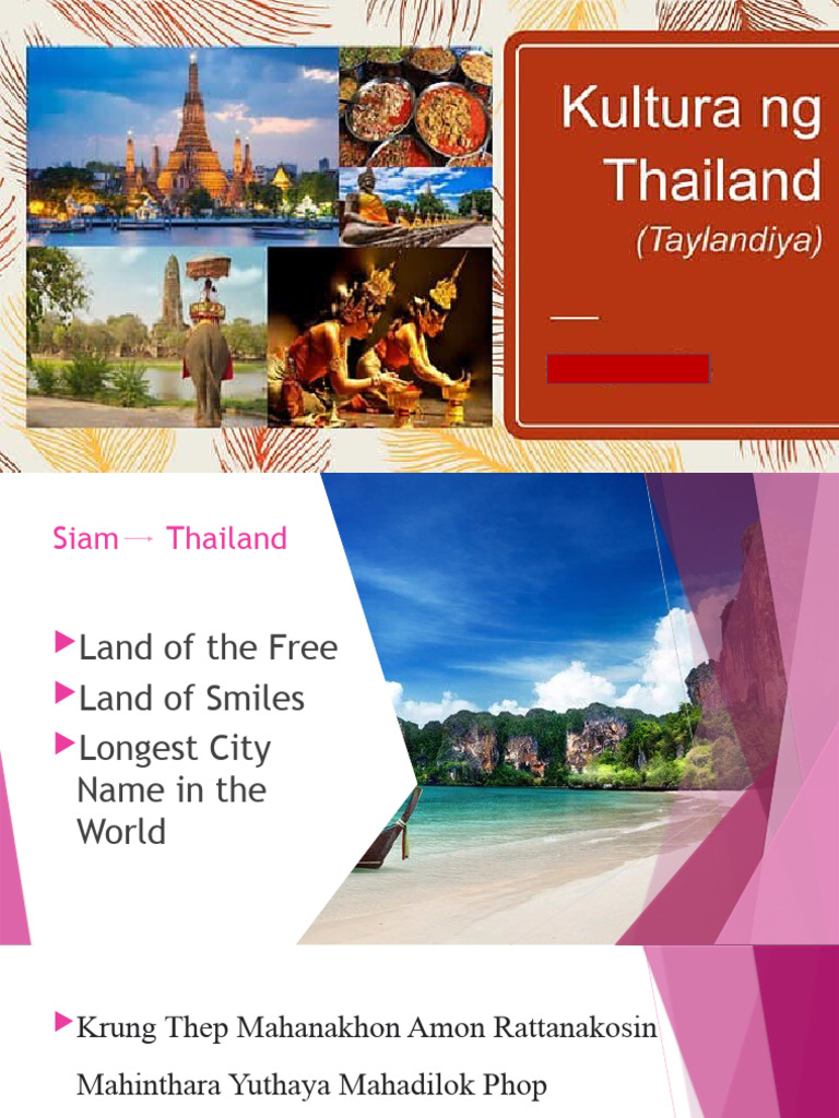 Thailand Ppt | PDF