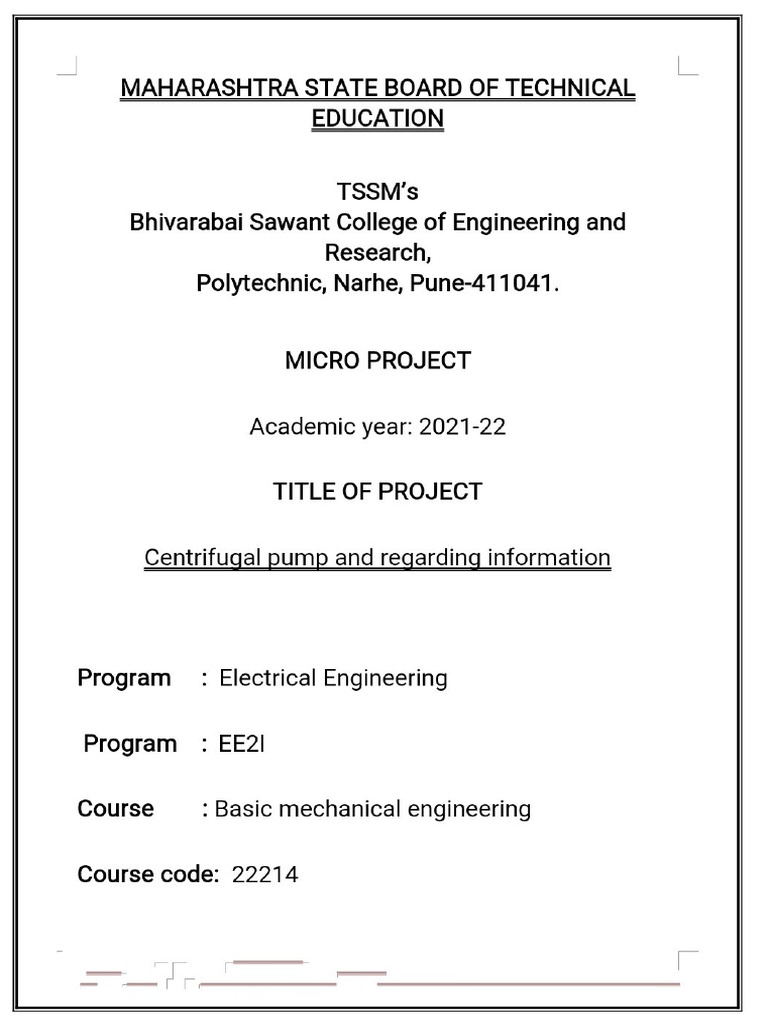 BME Microproject | PDF