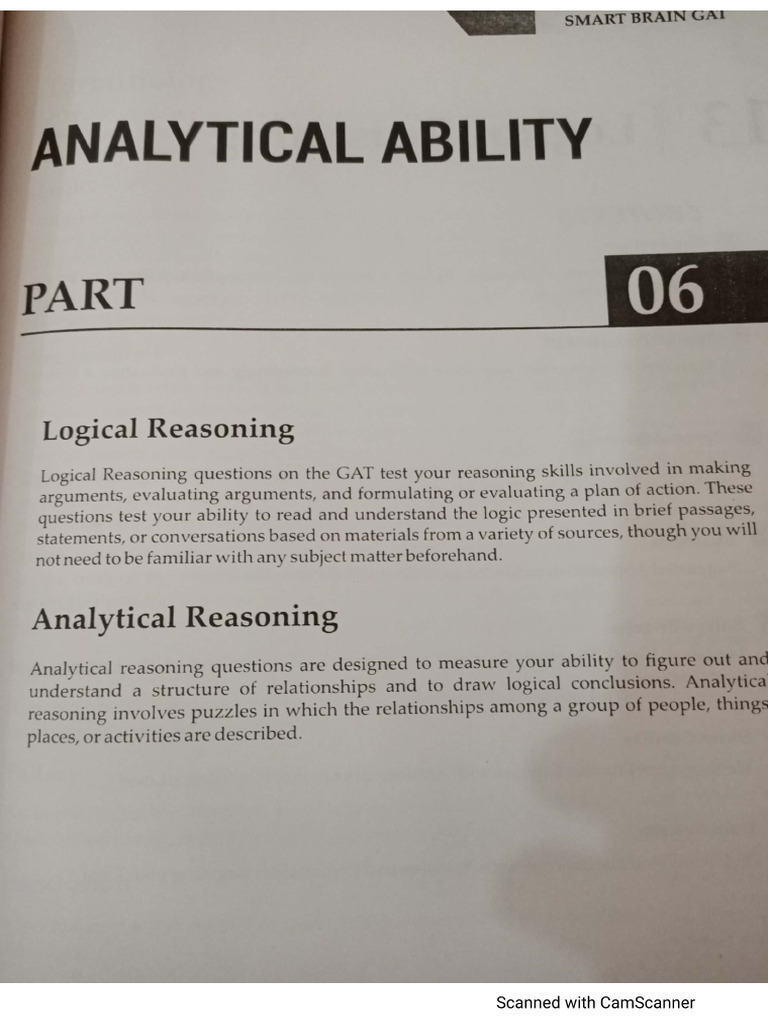 Analytical Reasoning Tips | PDF