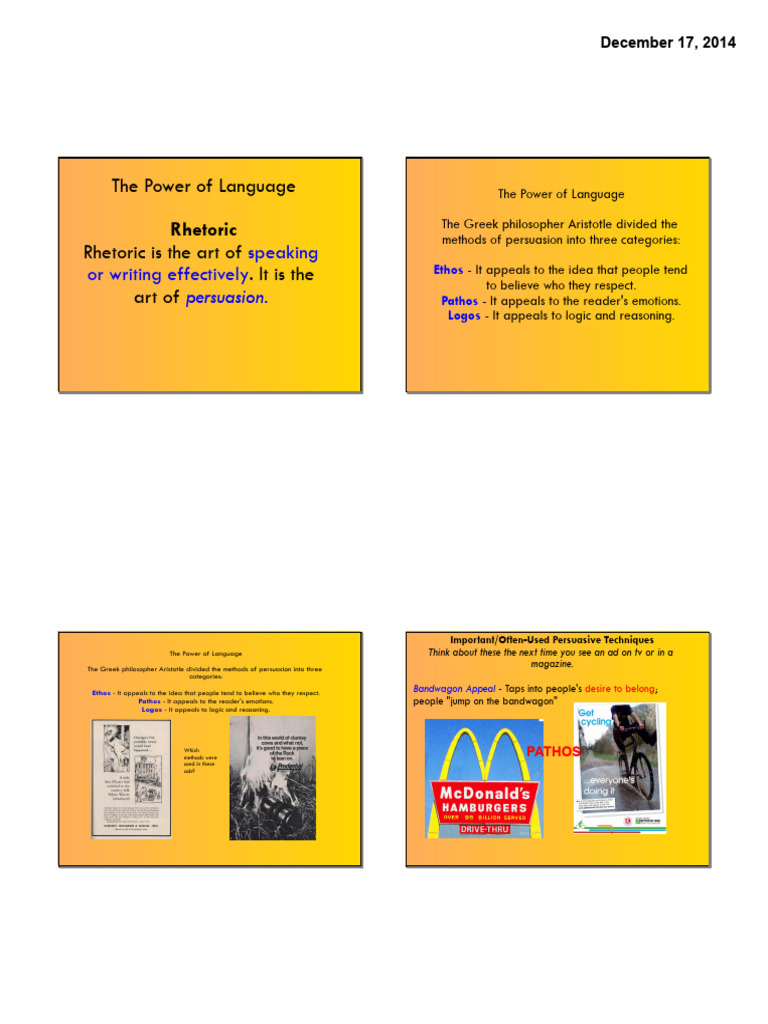 Rhetoric-Political Cartoons | PDF | Cartoon | Logos