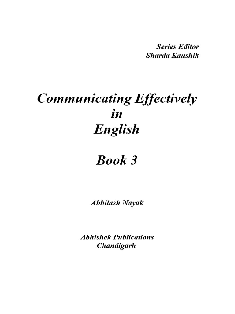 Communicate Effectively in English | PDF | Reading Comprehension ...