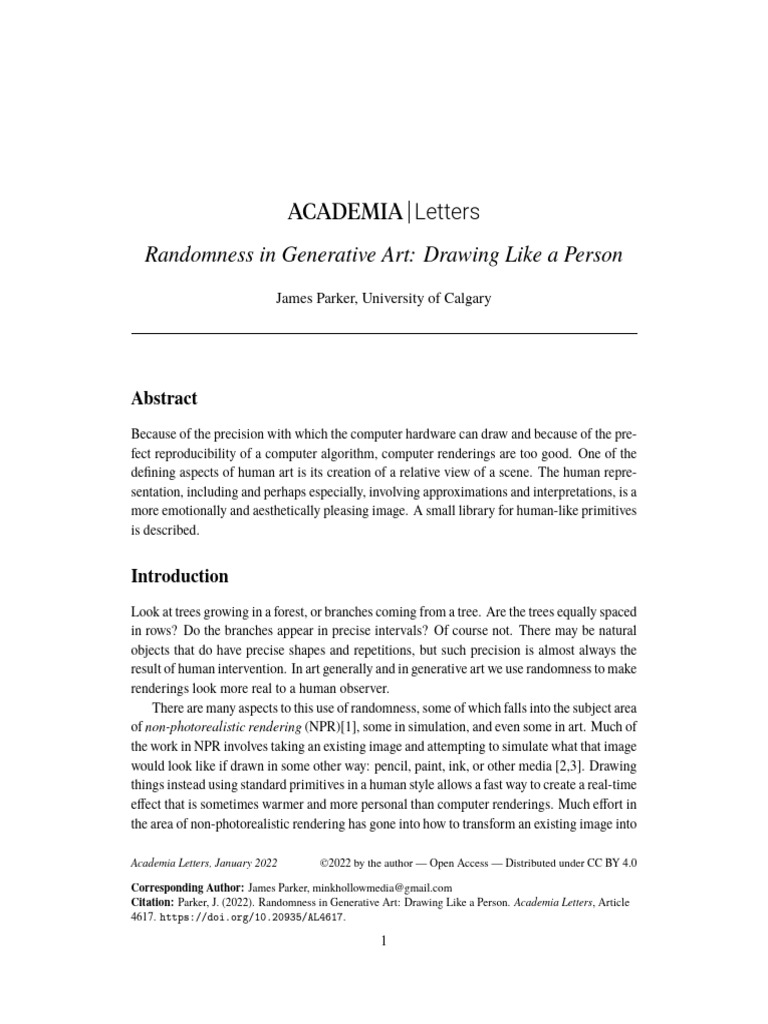 Randomness in Generative Art Drawing Lik | PDF | Rendering (Computer ...