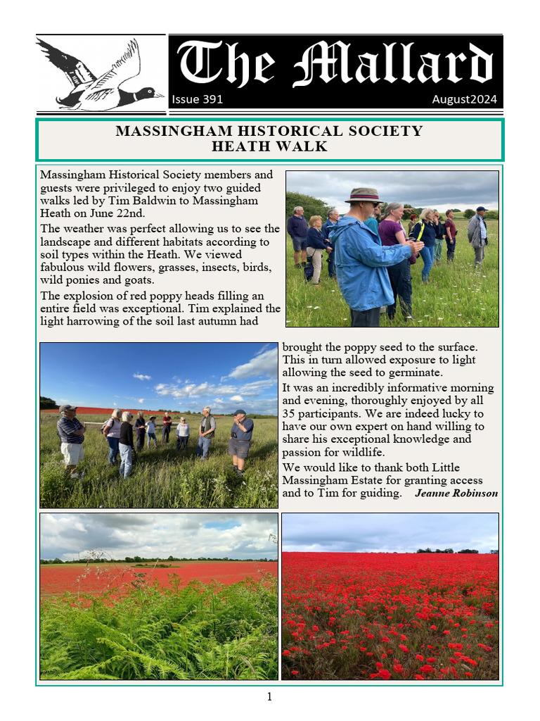 "THE MALLARD" August 2024 | PDF | Carousel | Eucharist