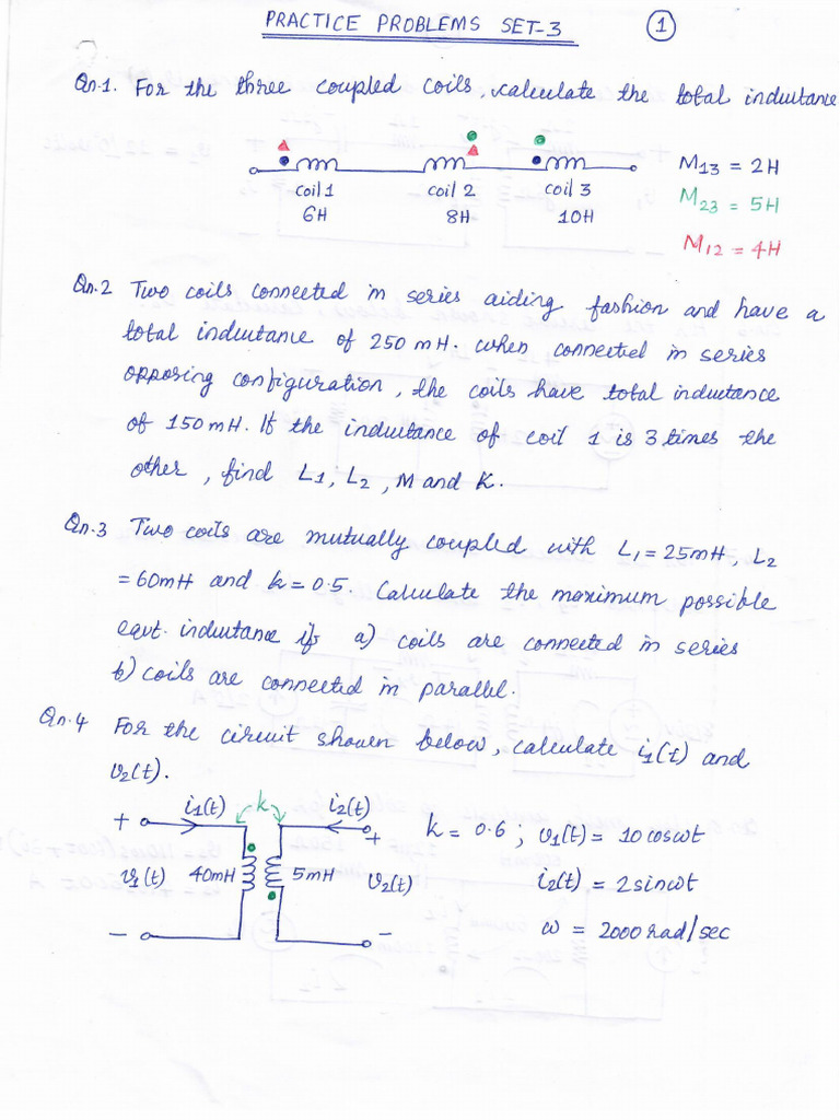 Practice Problems Set-3 (Questions and Solutions) | PDF