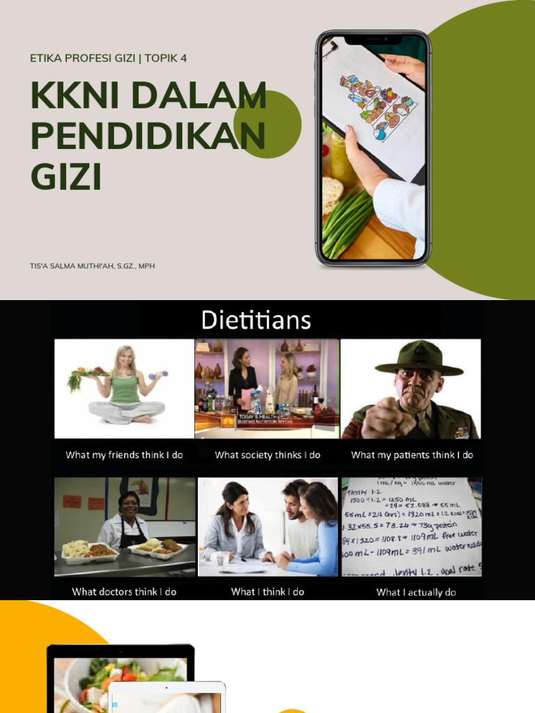 Kuliah 4 - KKNI Pendidikan Gizi | PDF