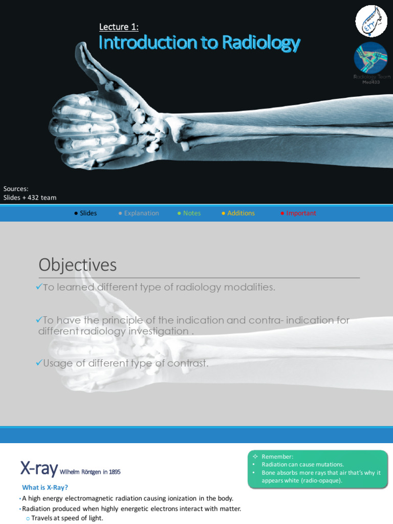 Radiology Modalities Overview | PDF | X Ray | Magnetic Resonance Imaging