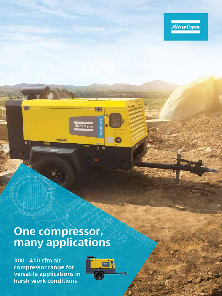 45 KW Atlas Copco Oil Injected Rotary Screw Compressor | PDF | Diesel ...