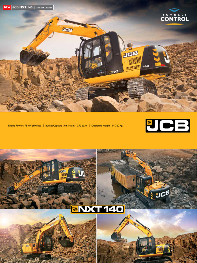 JCB NXT 140 Brochure 19 | PDF | Horsepower | Pump